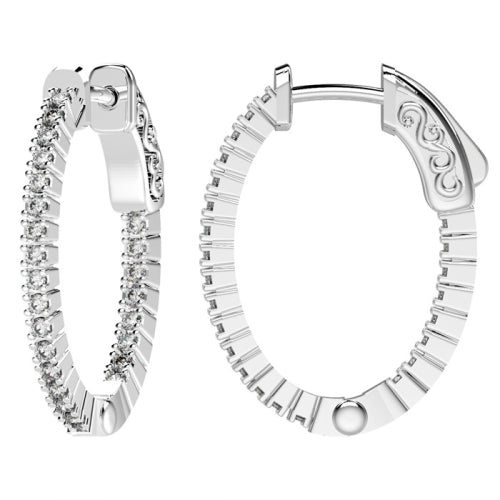 Extra Small Thin Oval Hoops – Gemberry