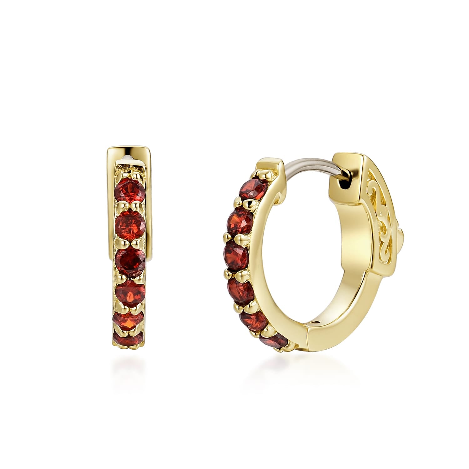 Small Colored Round Hoops – Gemberry